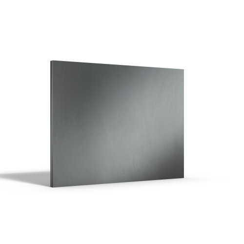 Plaque inox brut rectangle sur-mesure - John Steel
