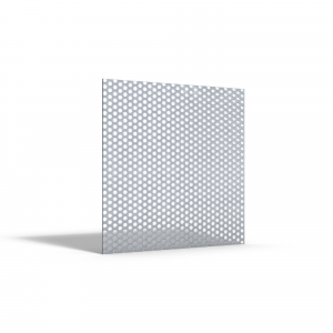 Square perforated aluminum plate - John Steel