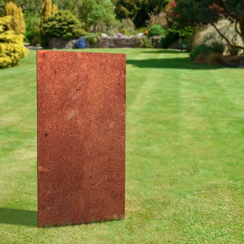 Exterior decorative panel in corten steel - 180 x 90 cm