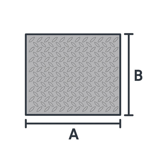 Square steel checker plate manhole cover – John Steel
