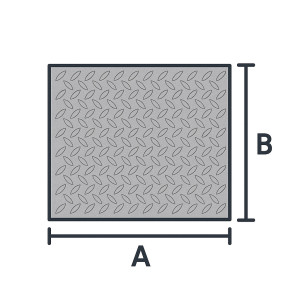 Square stainless steel tread access cover – John Steel