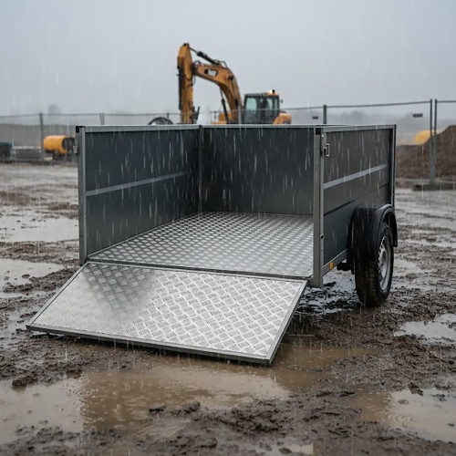 Tôle Aluminium Larmée sur Mesure - Fond Remorque | John Steel