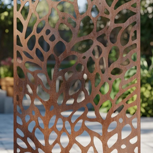 Decoratief buitenpaneel met schubbenpatroon - 180 x 90 cm