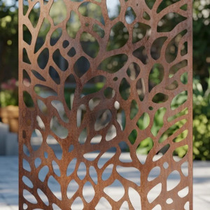 Decoratief buitenpaneel met schubbenpatroon - 180 x 90 cm