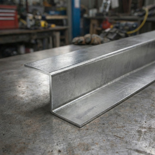 Perfil Z em aço inox bruto - Perfil transição inox mate à medida