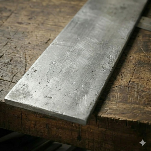 Profilé plat en inox marin brut - Inox 316L pour milieux corrosifs