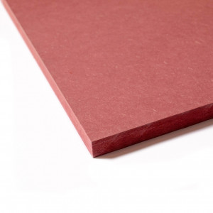 Red MDF panels cut to order - John Steel