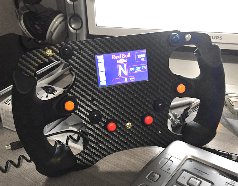 Réalisation d’un volant F1 pour simulateur automobile